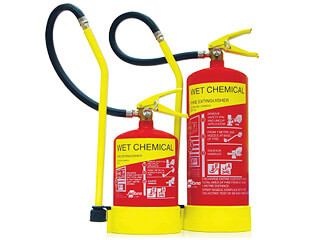 Wet Chemical Extinguishers from Fire and Safety Solutions, Cambridge, UK